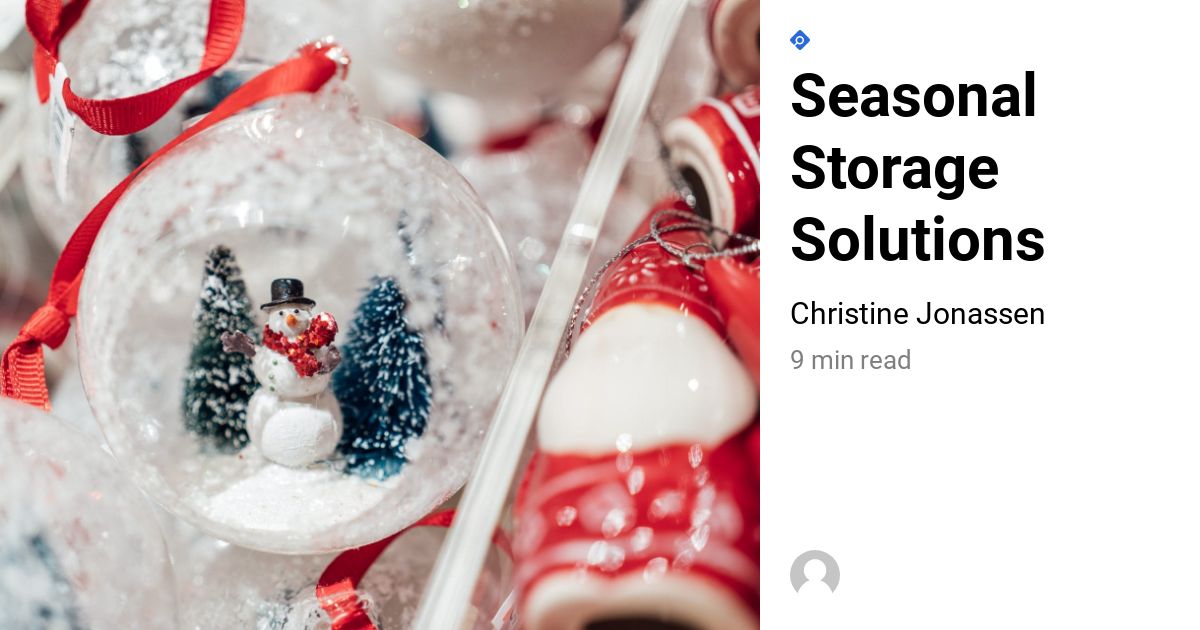 Seasonal Storage Solutions - Squab Storage